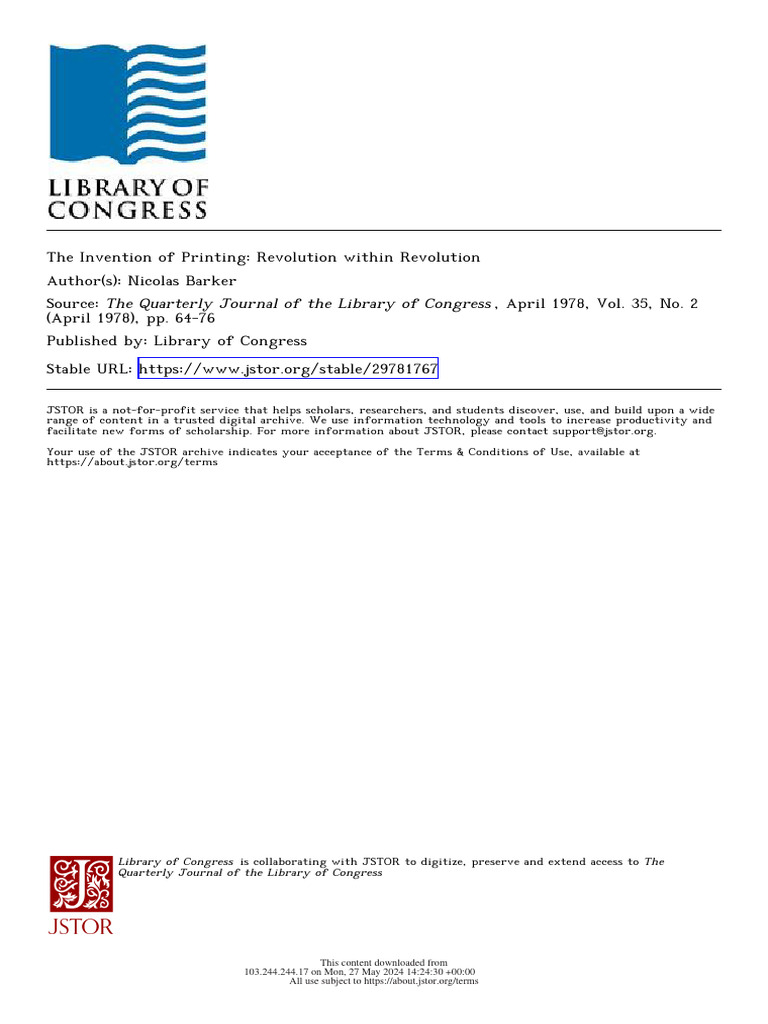 Printing's Impact on Renaissance Europe | PDF | Johannes Gutenberg ...