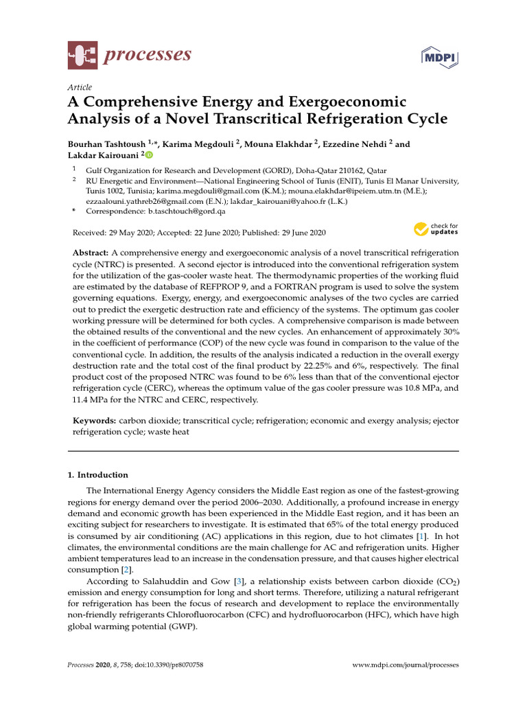 A Comprehensive Energy and Exergoeconomic Analysis of A Novel ...