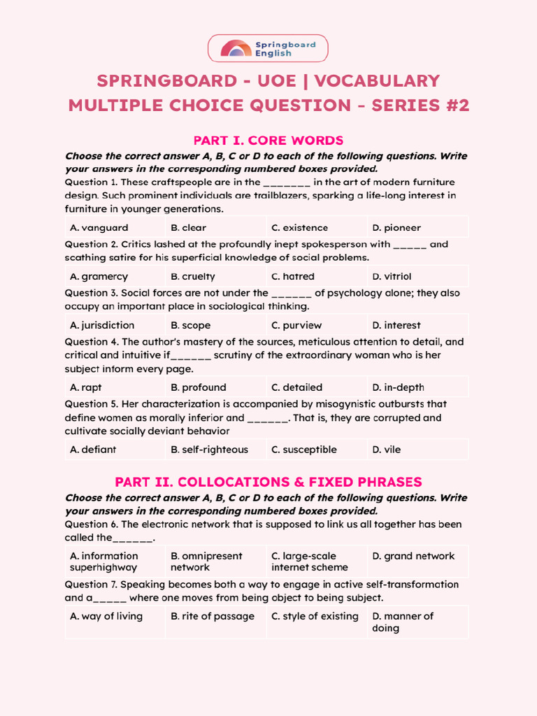 Vocabulary-Mcq-2 1600 PDF - Gdrive.vip | PDF