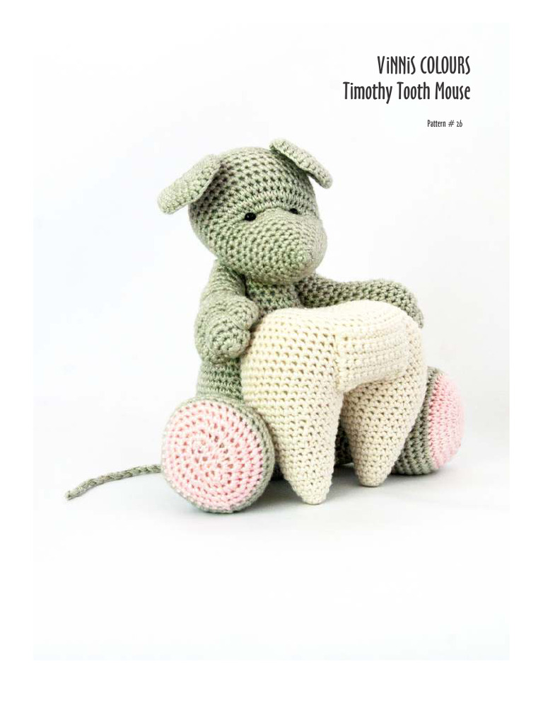 P26 Timothy Tooth Mouse | PDF | Crochet | Surgical Suture
