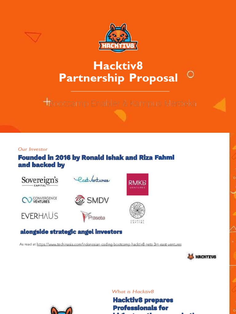 Hacktiv8 Partnership Proposal Overview | PDF