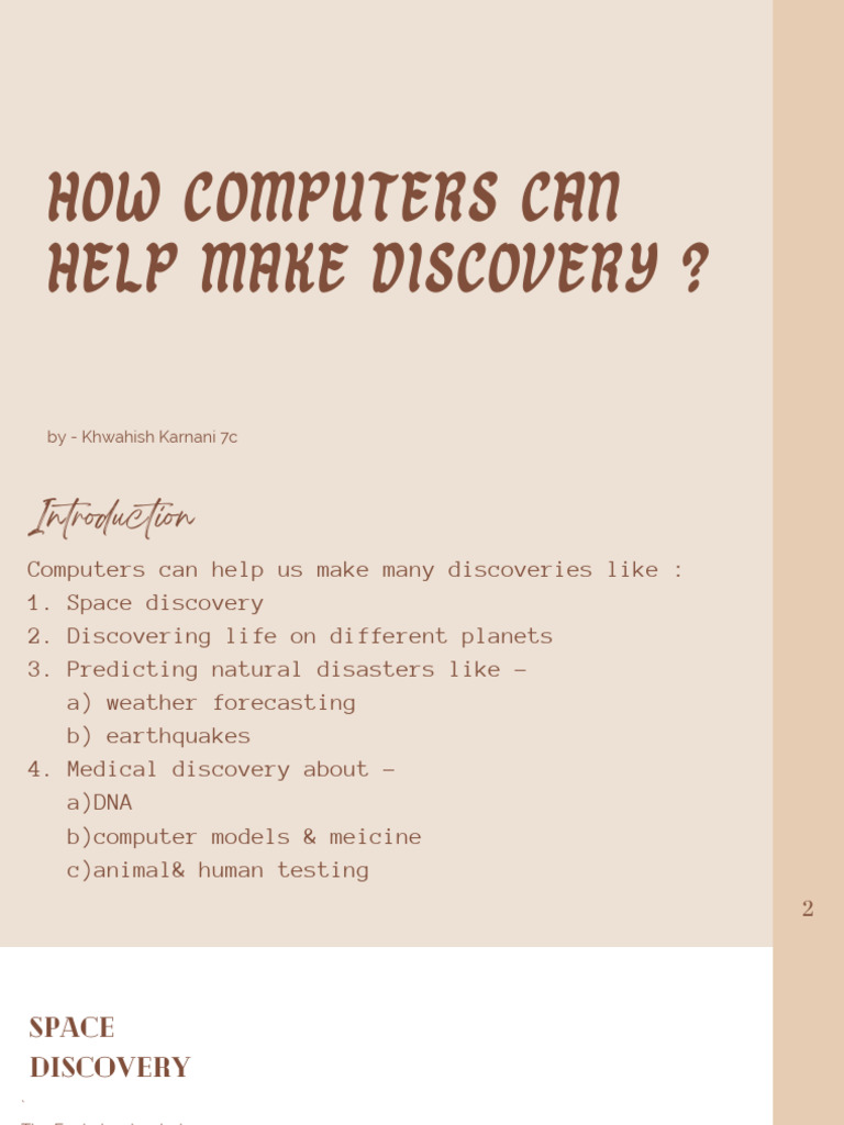 How Computers Can Help Make Discovery | Download Free PDF | Apollo ...