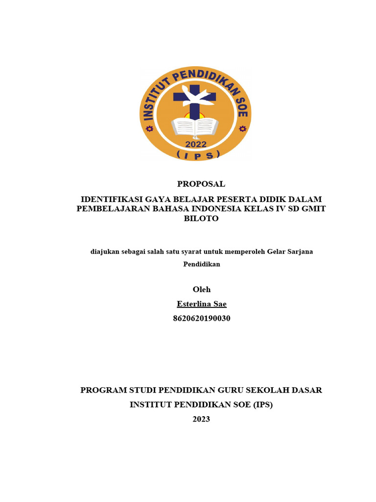 PROPOSAL Ete Fix | PDF