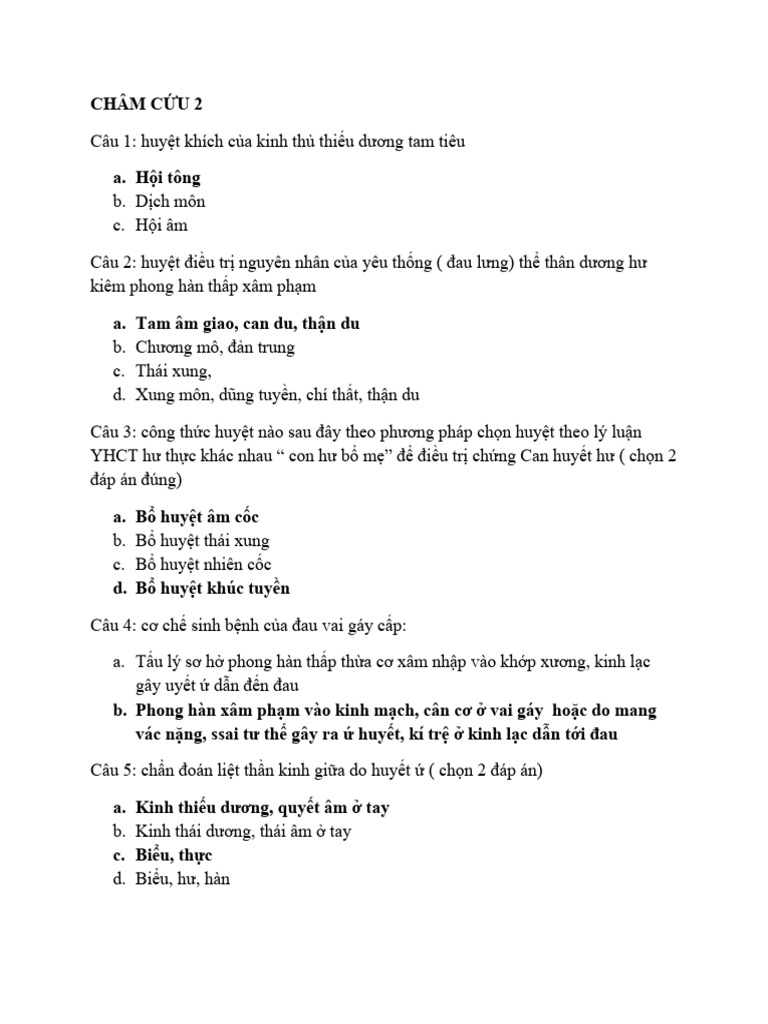 Châm C U 2 | PDF