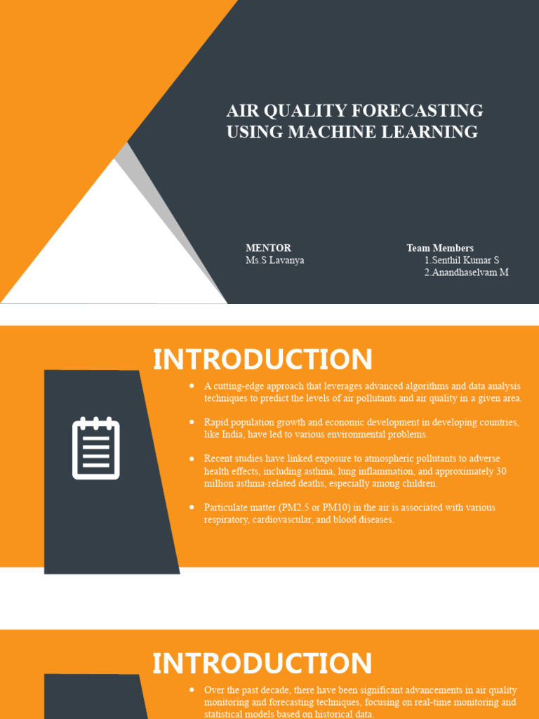 Air Quality Forecasting Using Machine Learning Pdf Machine Learning Air Pollution