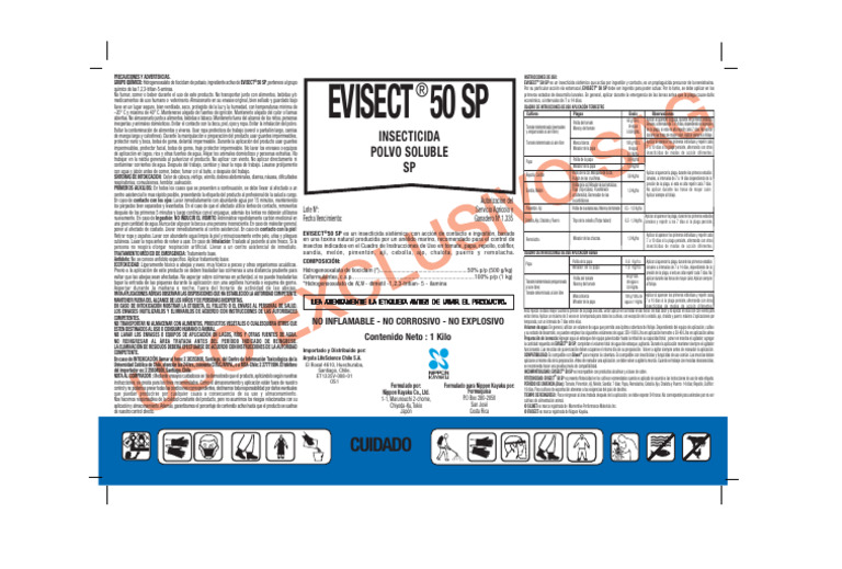 Evisect 50 SP 19-11-2019 | PDF | Agua | Alimentos