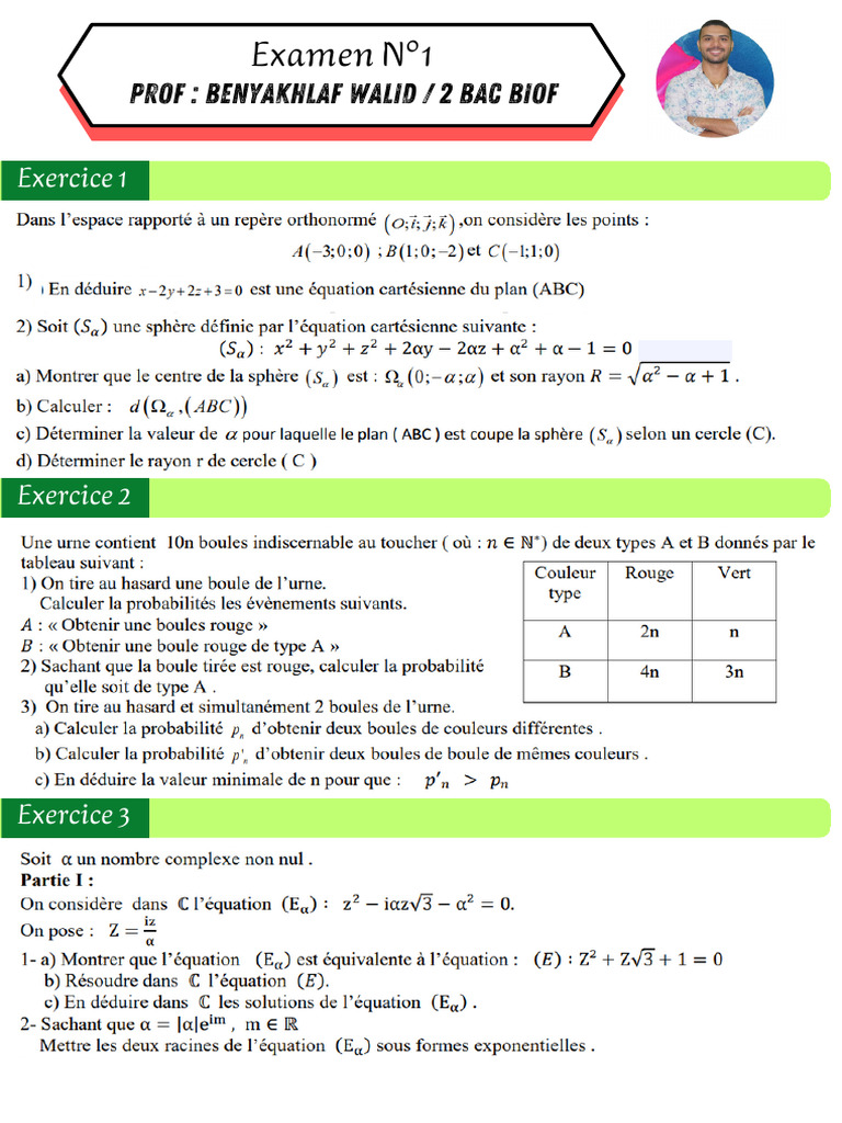 Examen Simili 1 | PDF