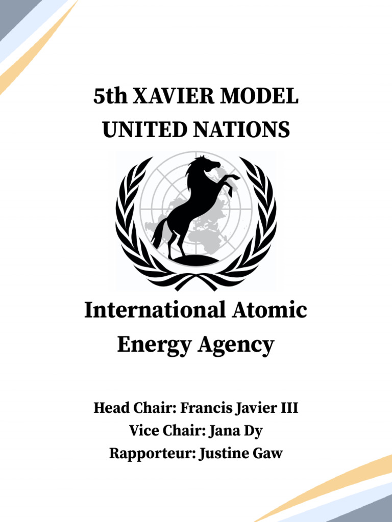 IAEA 5th Xavier Model UN Overview | PDF | Nuclear Power | Chernobyl ...