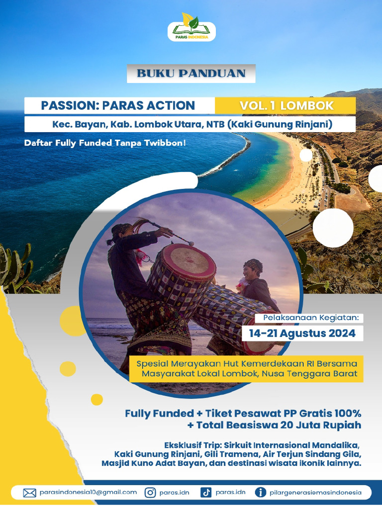 Buku Panduan Paras Action Vol.1 Lombok | PDF