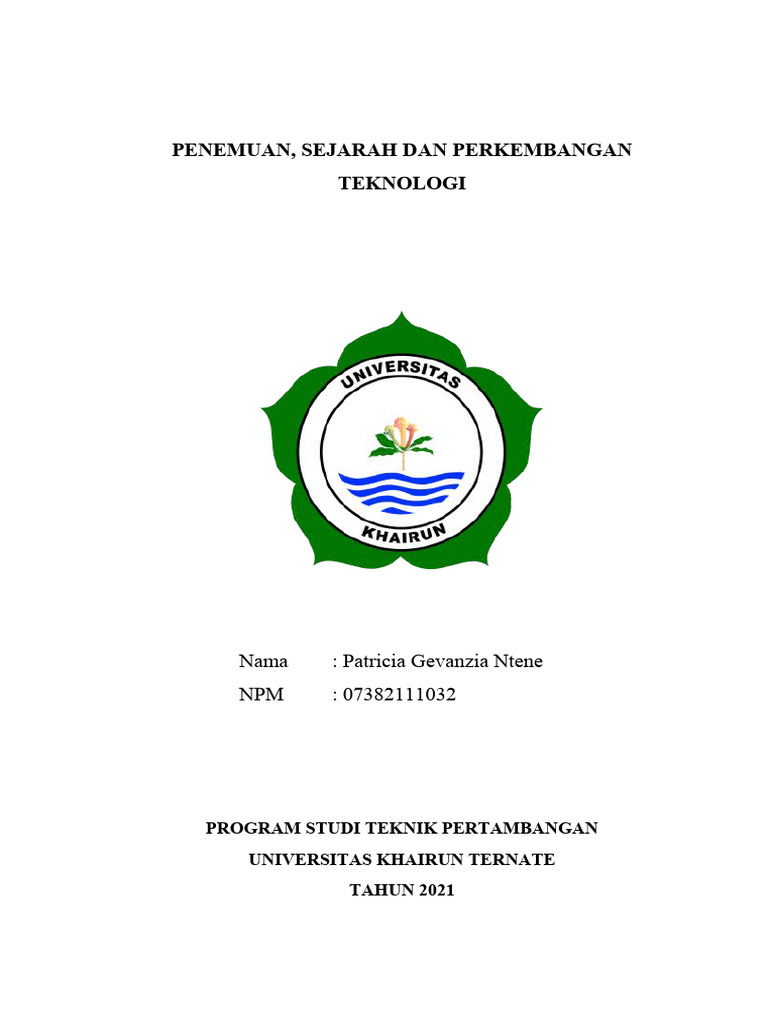 Penemuan, Sejarah Dan Perkembangan Teknologi | PDF Penemuan, Sejarah Dan Perkembangan Teknologi | PDF