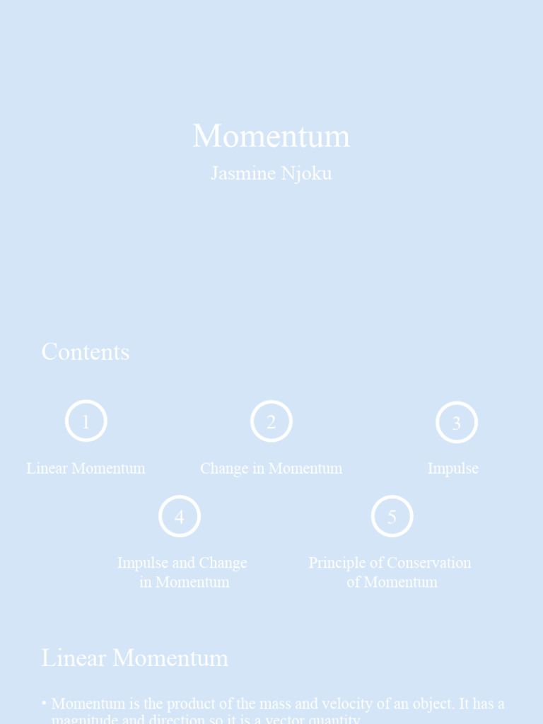 Momentum and Impulse - Physics | PDF | Momentum | Force