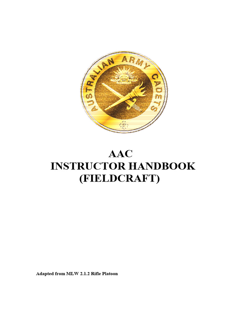 Cadet Fieldcraft Instructor Guide | PDF | Camouflage | Shadow