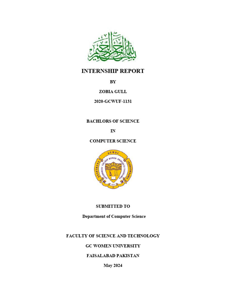 Internship Report Format | PDF | Search Engine Optimization | Cyberspace