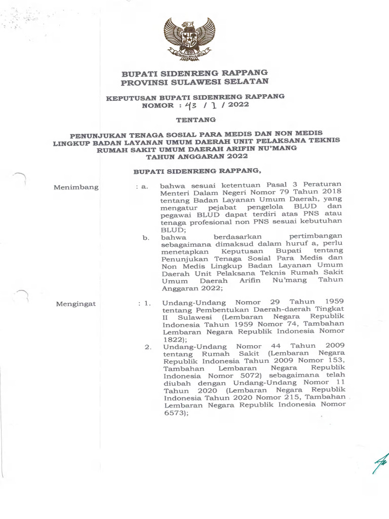 SK Terbaru 2022 Nuryati | PDF