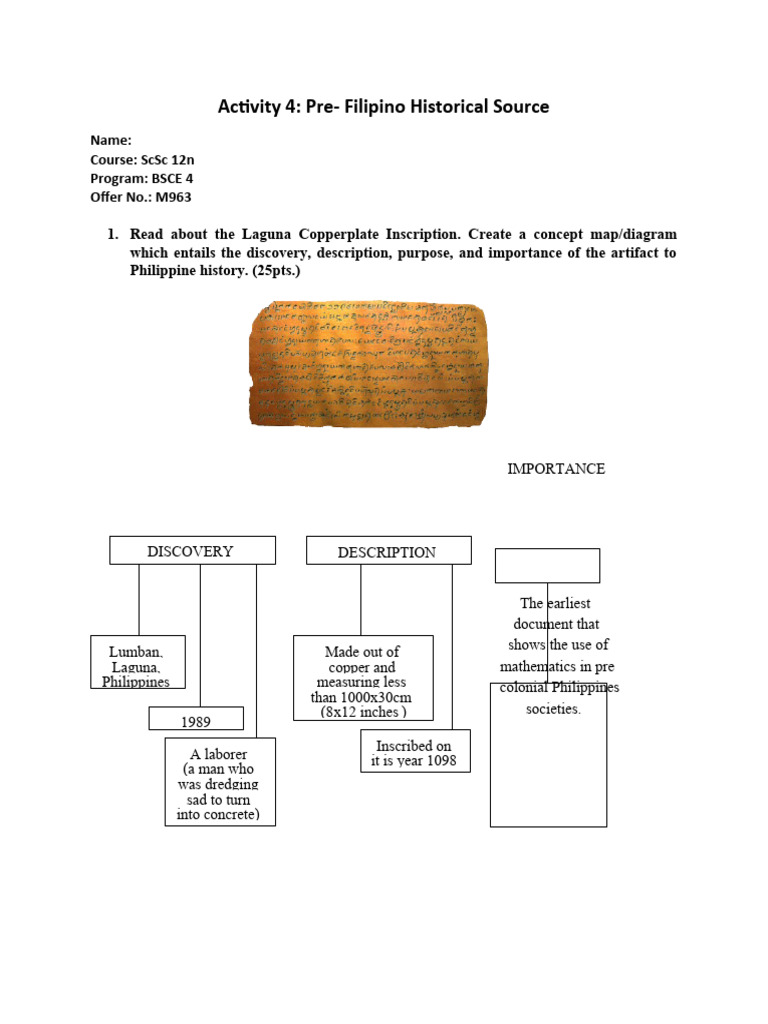 Pre-Filipino Historical Artifacts | PDF