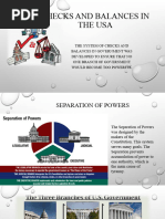 Checks and Balances Chart | PDF | Separation Of Powers Under The United ...
