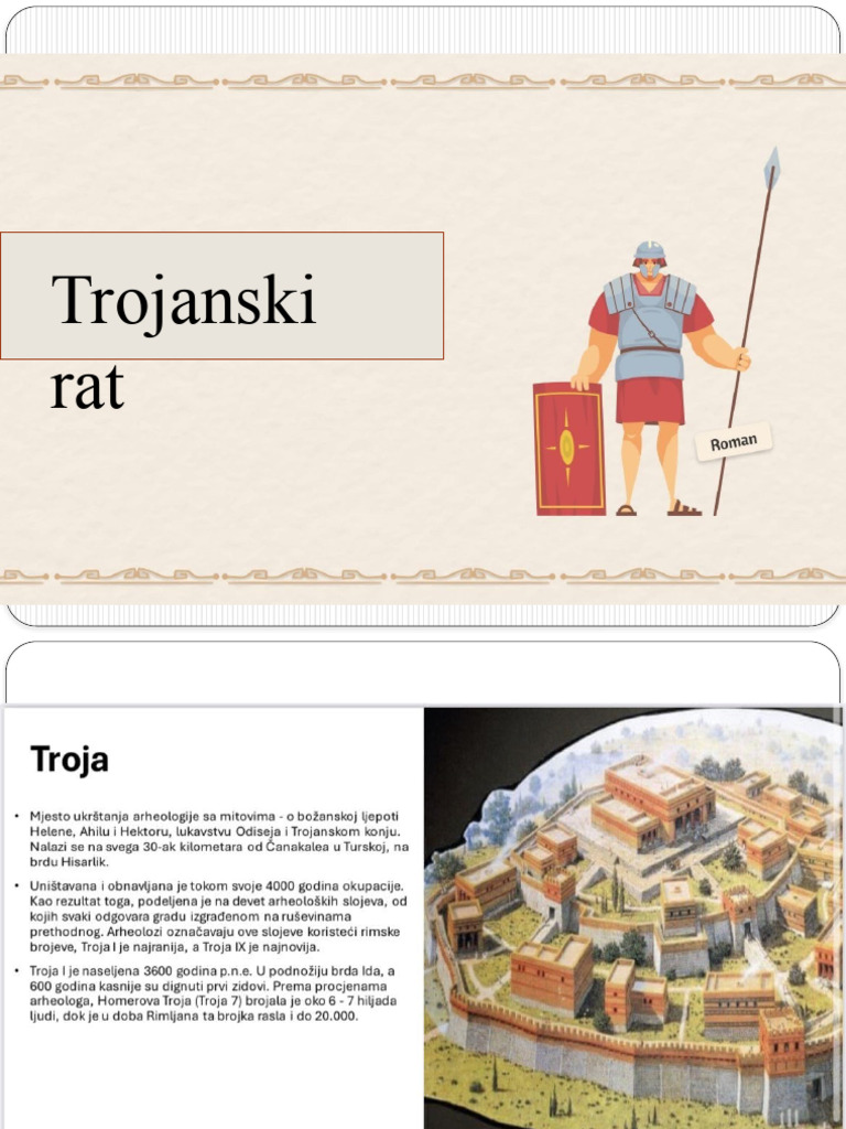 Trojanski Rat I Legenda | PDF