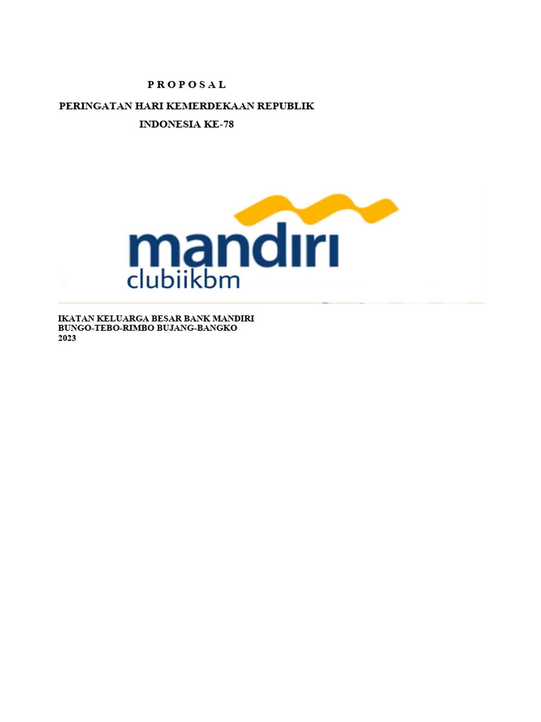 Proposal Kegiatan WFD 2023 Jayaa | PDF | Bisnis