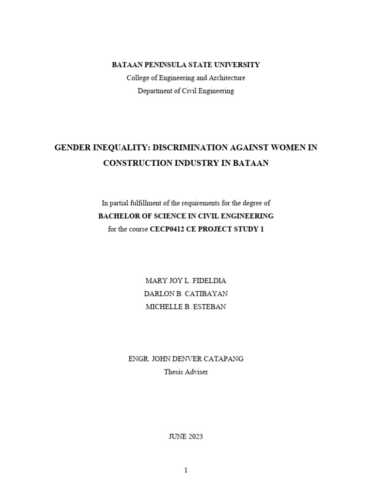 B. Final Manuscript - Chapter-1-6-with-References | PDF | Gender ...