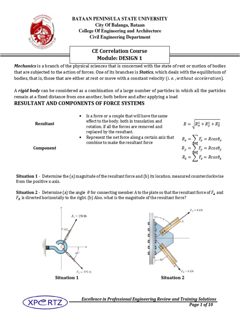 BPSU - Module # 1 - Design 1 | PDF | Force | Friction BPSU - Module # 1 - Design 1 | PDF | Force | Friction