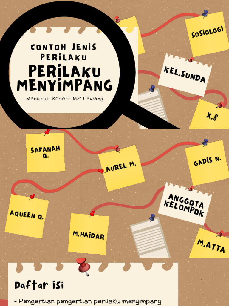 Jenis dan Pengertian Perilaku Menyimpang | PDF