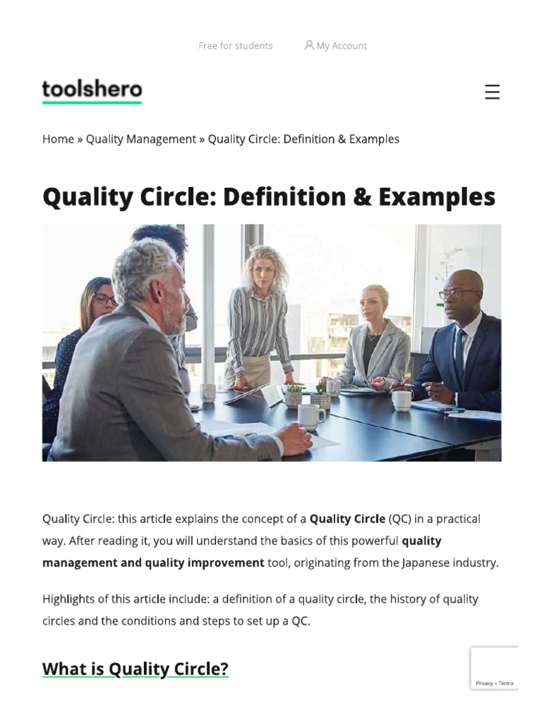 Unit 4 Quality Circle | PDF