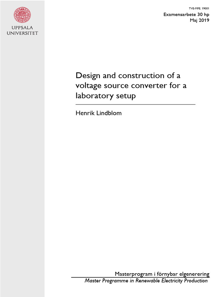 FULLTEXT01 | PDF | High Voltage Direct Current | Rectifier