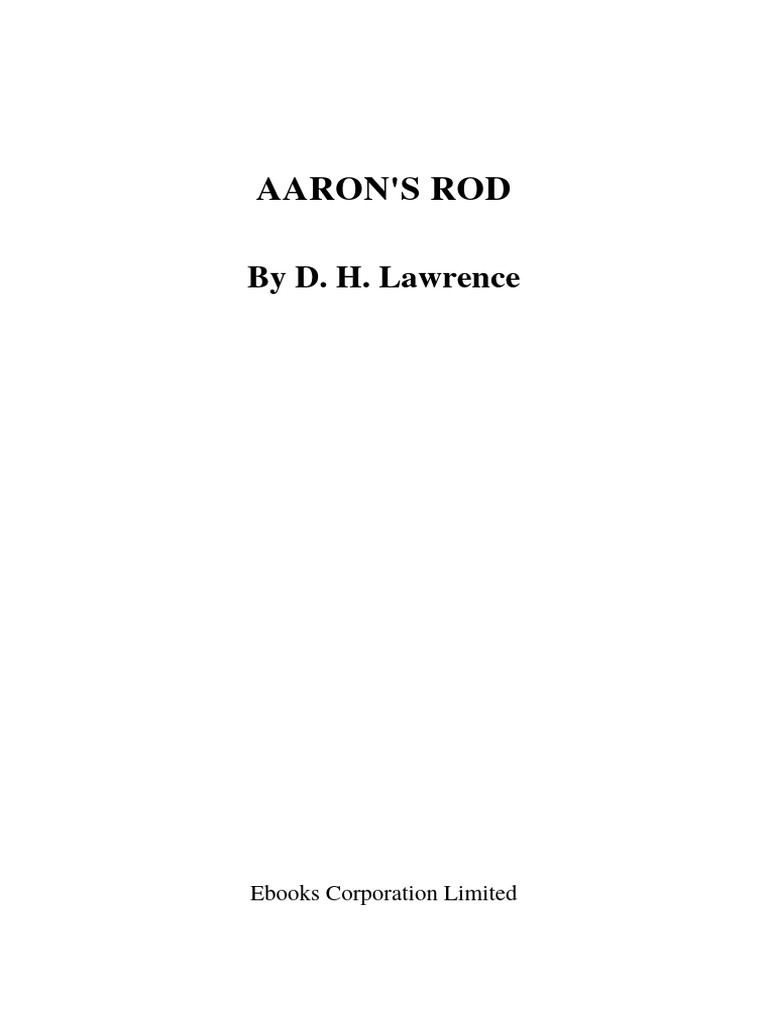 Aaron's Rod | PDF | Public Domain | Copyright