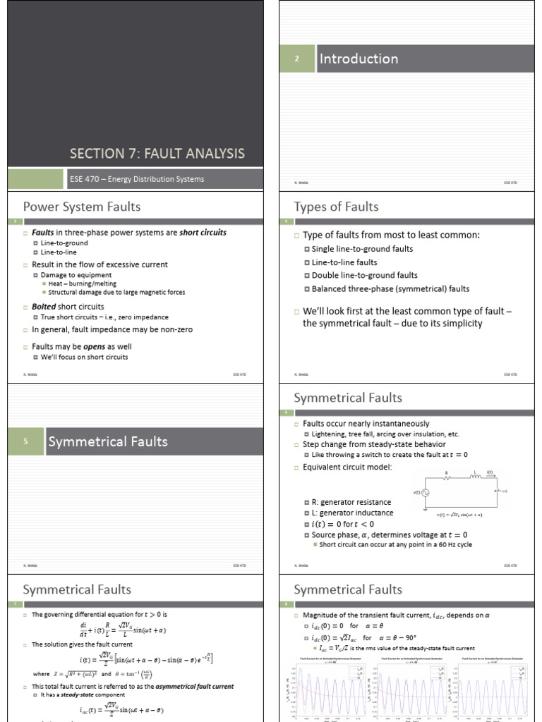 Fault Analysis - Converted To | PDF | Power (Physics) | Physical Quantities