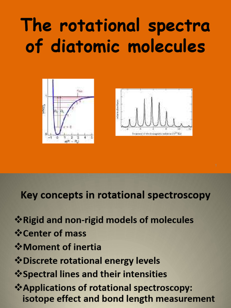 Diatomic Molecule Spectroscopy | PDF | Spectroscopy | Chemical Physics