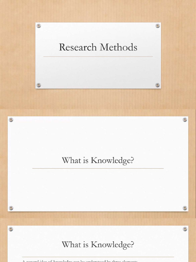 Research Methods - Theory | PDF