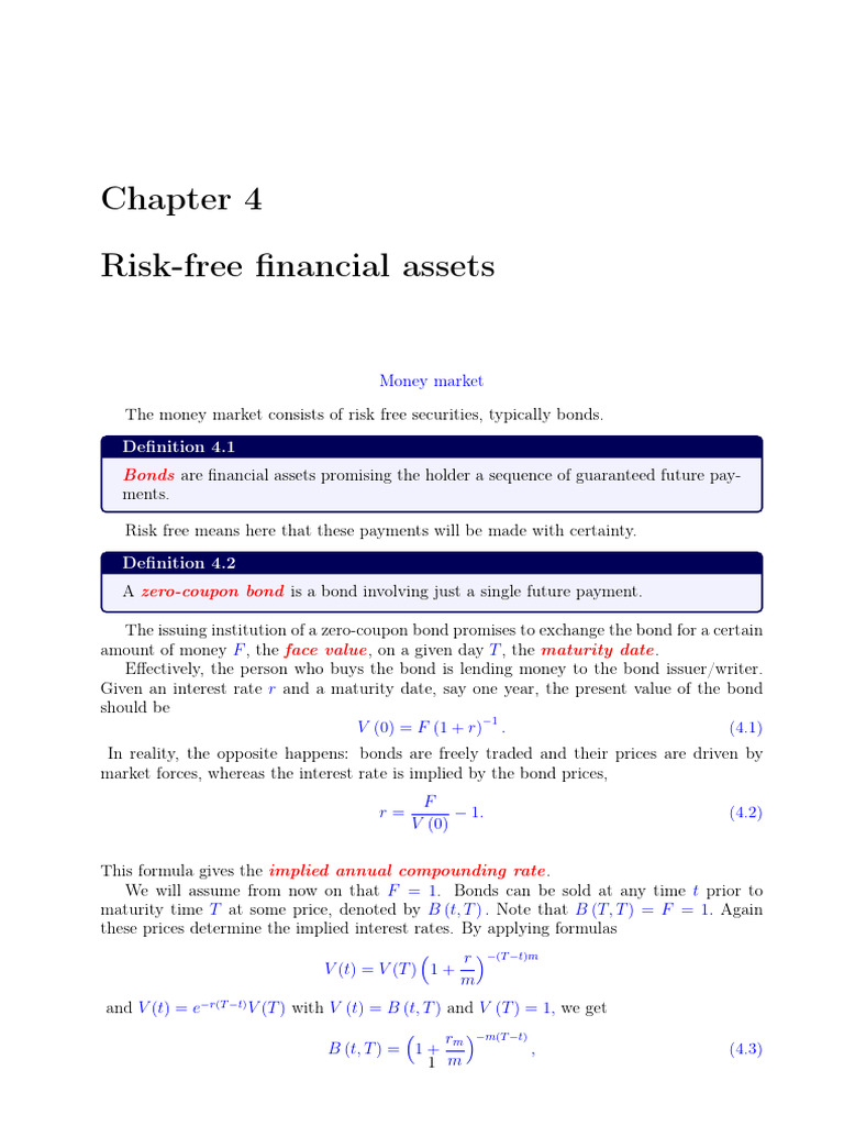 Bond Math | PDF | Bonds (Finance) | Interest