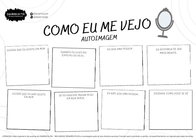 Como Eu Me Vejo - Autoimagem | PDF