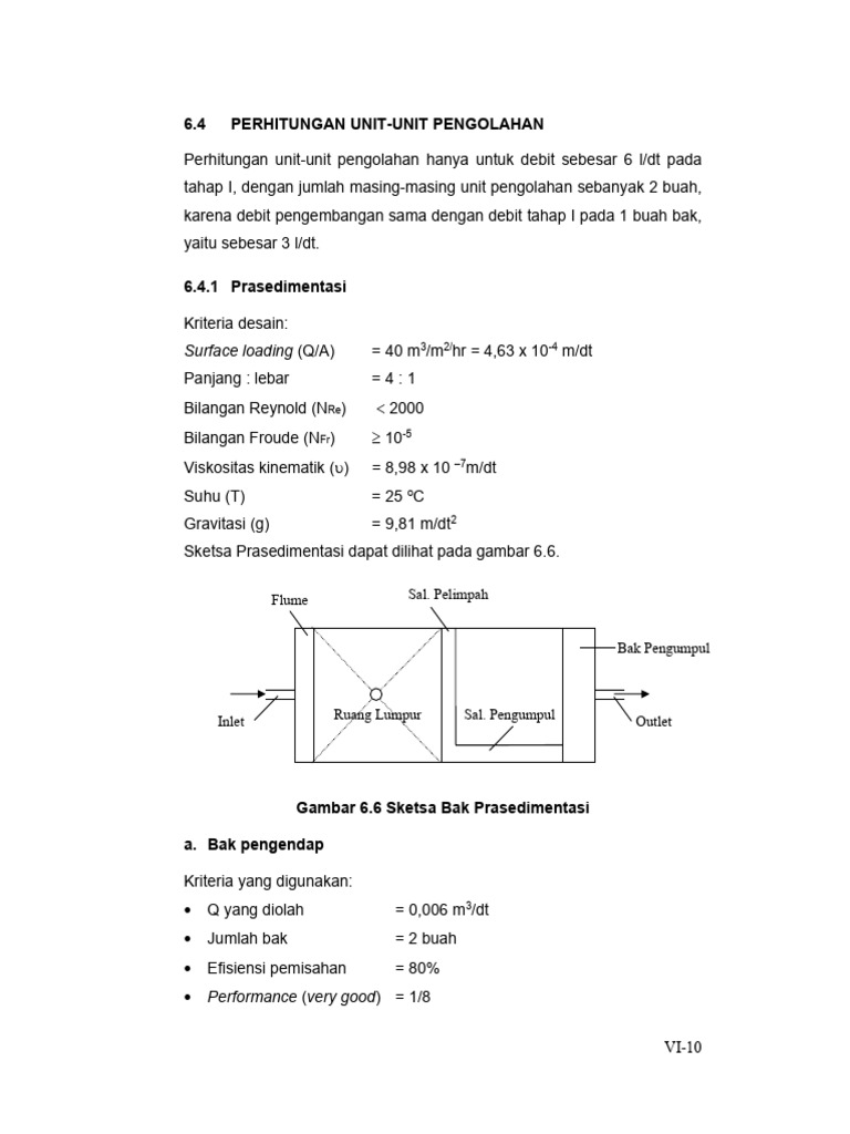 Perhitungan Prasedimentasi | PDF | Metode & Bahan Ajar | Sains & Matematika