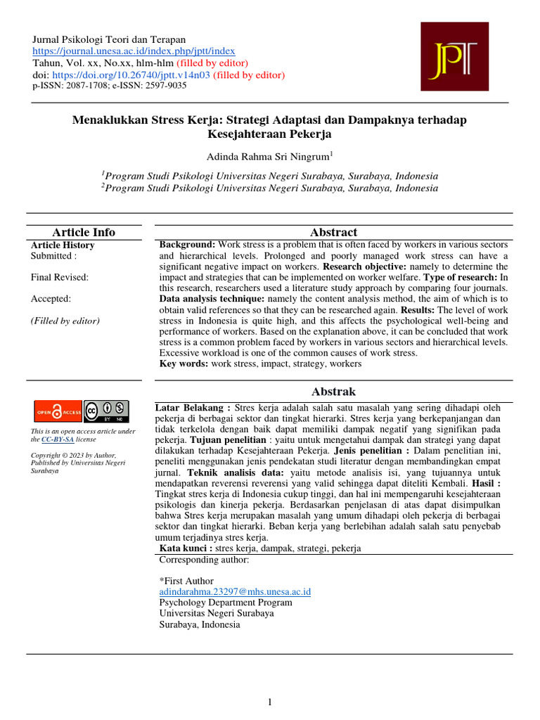 23H - 297 - Adinda Rahma Sri Ningrum - JPTT - UNESA | PDF | Karier & Perkembangan | Pengembangan ...