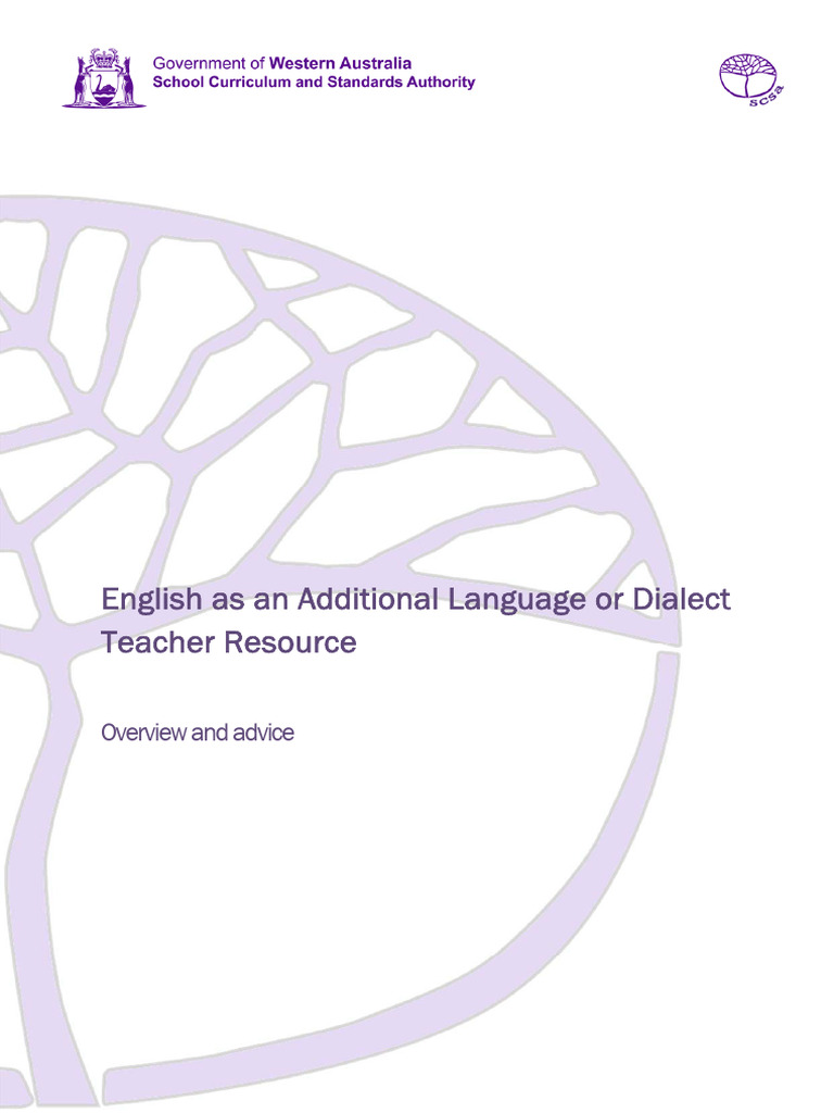 Week 8 EALD-Overview-and-advice | Download Free PDF | English As A ...