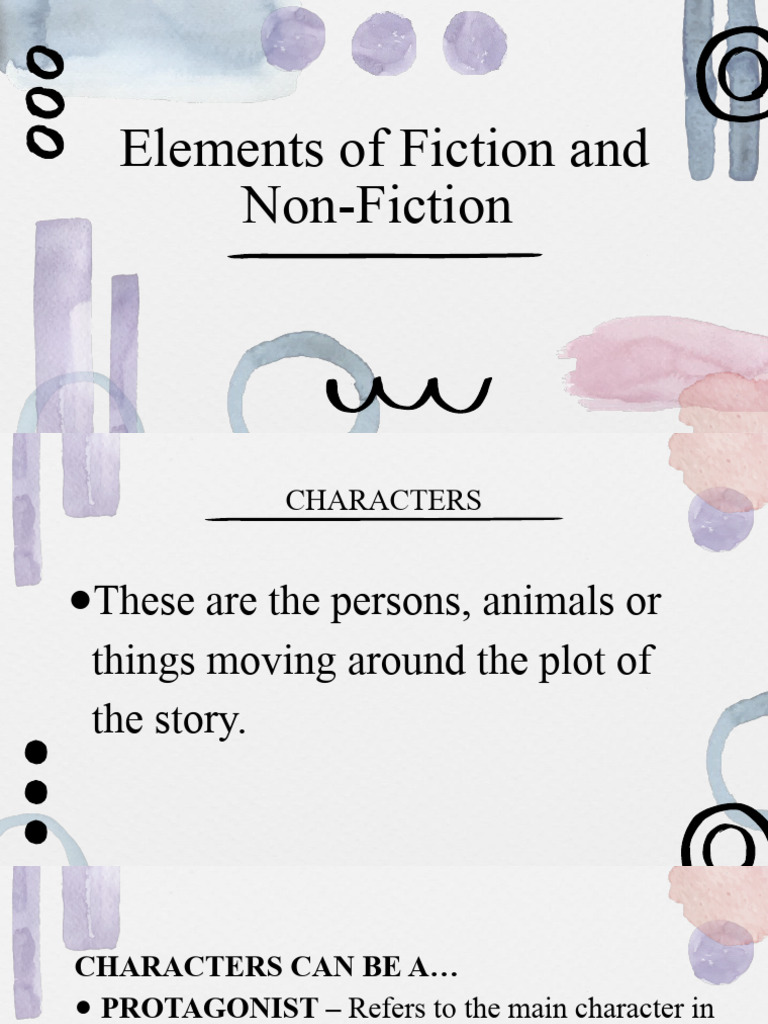 Creative Nonfiction W3-4 (Elements of Fiction & Nonfiction) | PDF ...