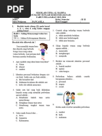 Soal B.indonesia - Kelas 2 - Bab 1 Mengenal Perasaan | PDF