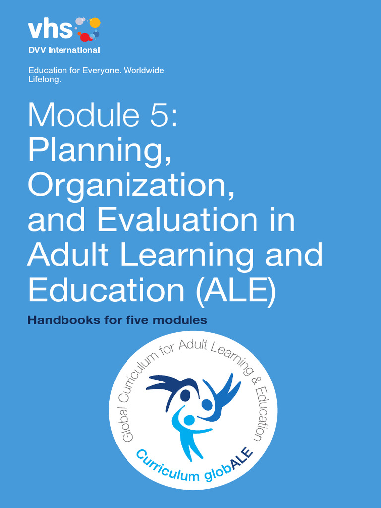 Curriculum GlobALE Handbooks 2022 Module5 | PDF | Needs Assessment | Quality Management