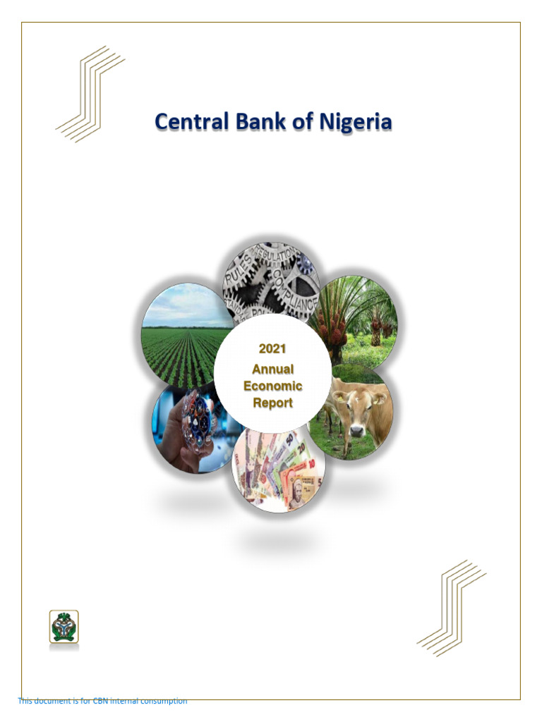 2021 CBN ANNUAL ECONOMIC REPORT.a | PDF | Recession | Monetary Policy