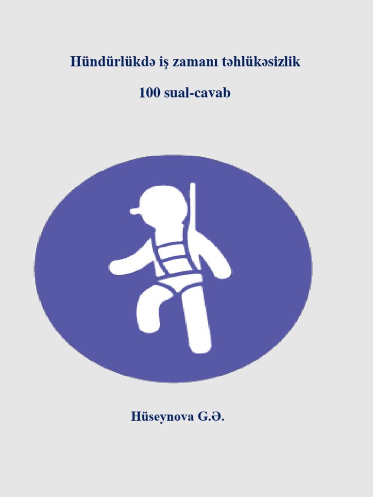 Hündürlükdə Iş Zamanı Təhlükəsizlik 100 Sual Cavab | PDF