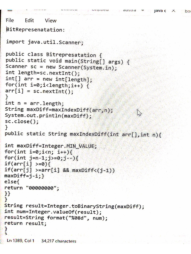 Bit Representation | PDF