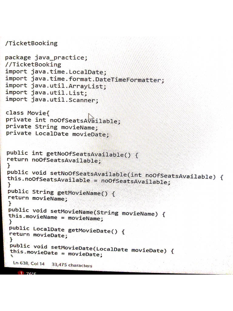 Ticket Booking | PDF