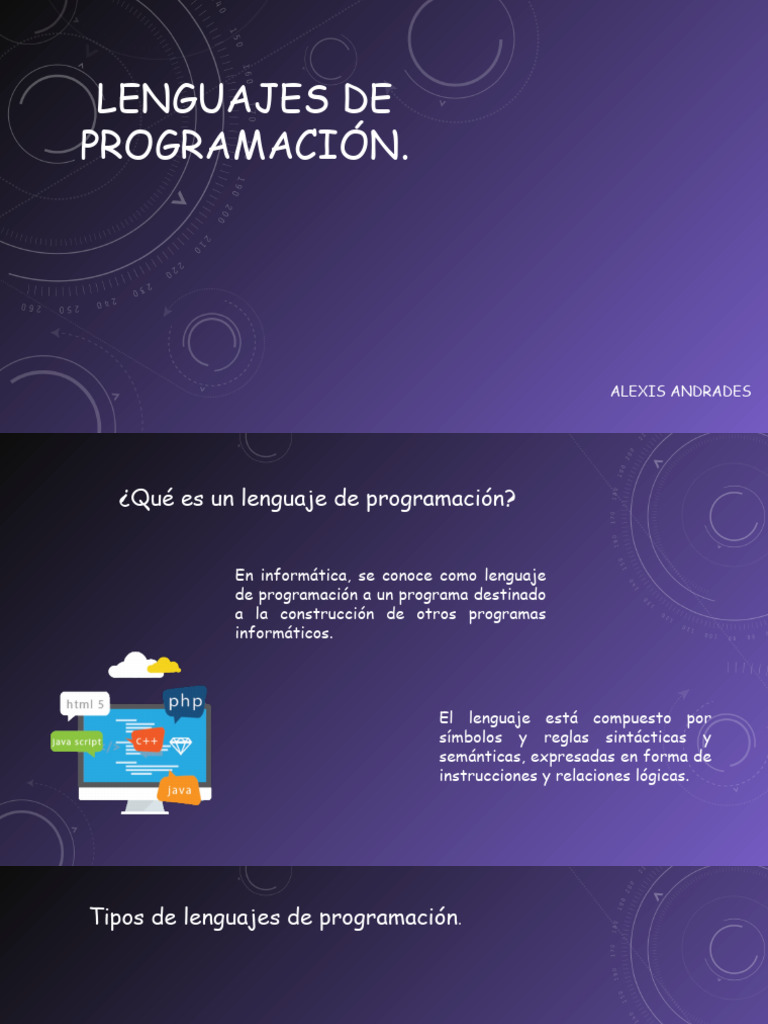 Los Lenguajes de Programación | PDF | Lenguaje de programación | Programación de computadoras