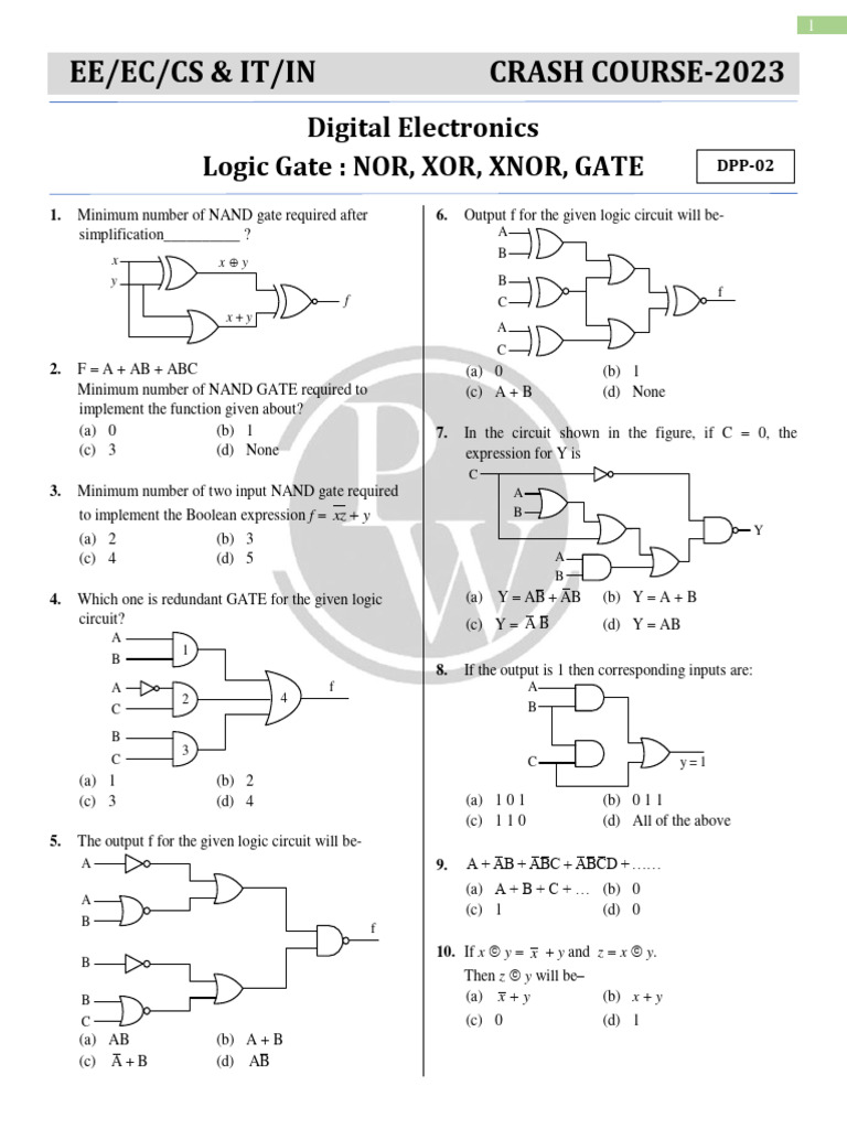 2 Logic Gate | PDF | Logic Gate | Mathematical Logic 2 Logic Gate | PDF | Logic Gate | Mathematical Logic