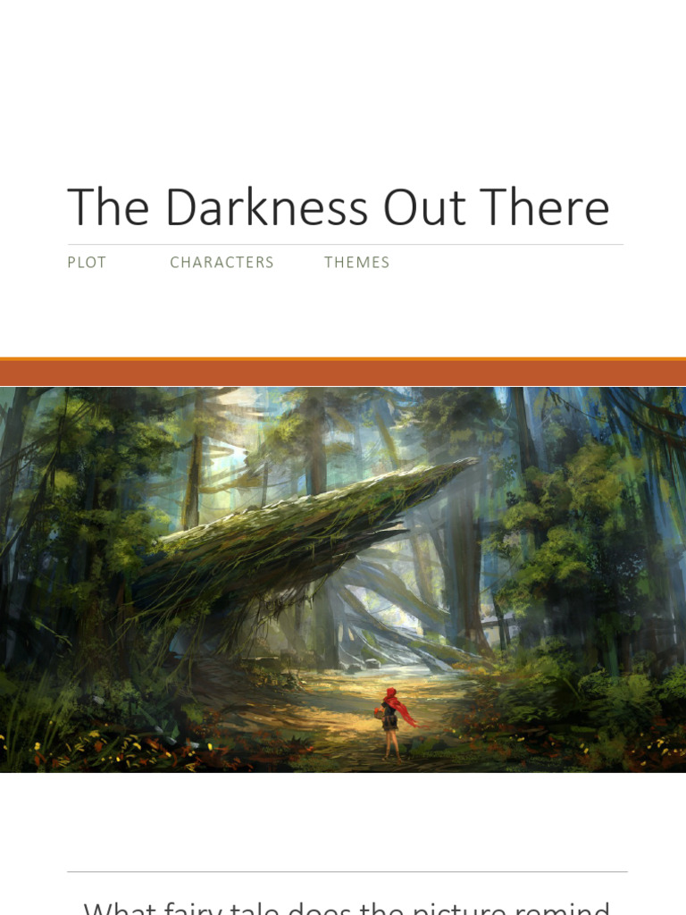The Darkness Out There - Plot, Characters, Themes | PDF