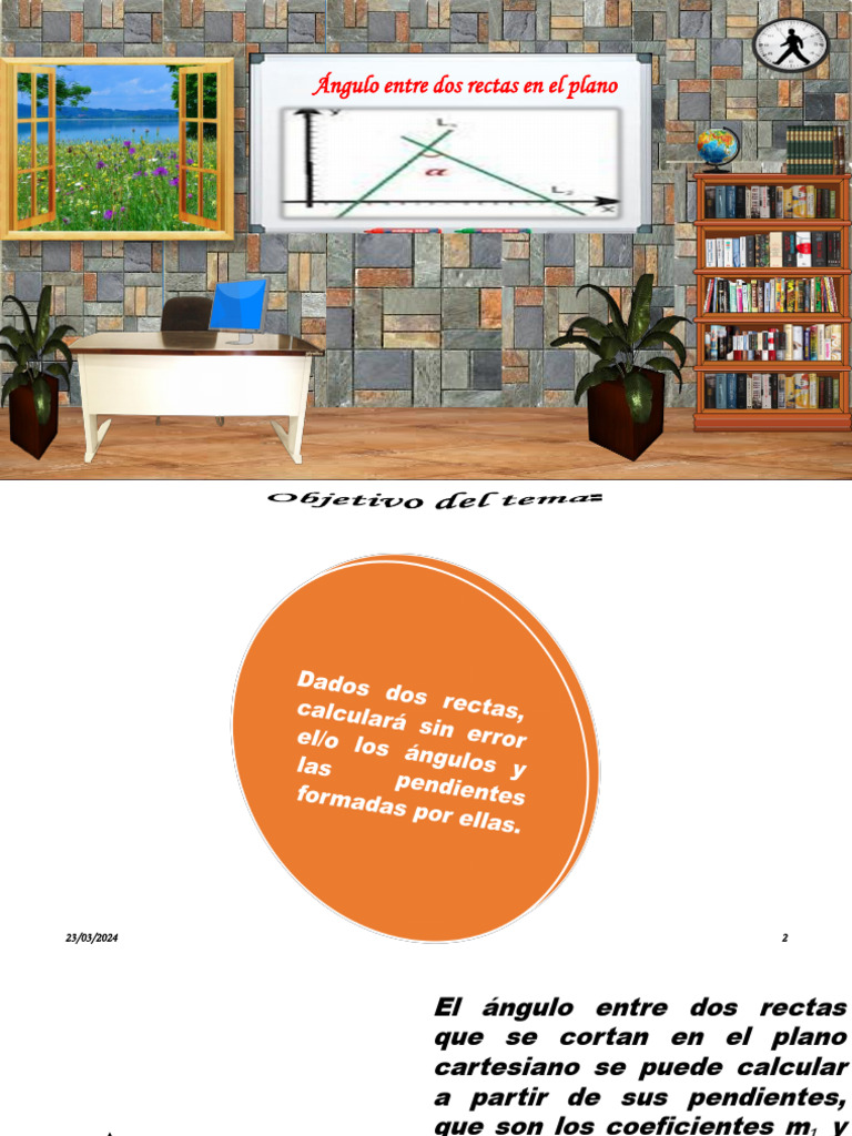 7 - Angulo Entre Dos Rectas-Plano-Espacio | PDF | Línea (geometría ...