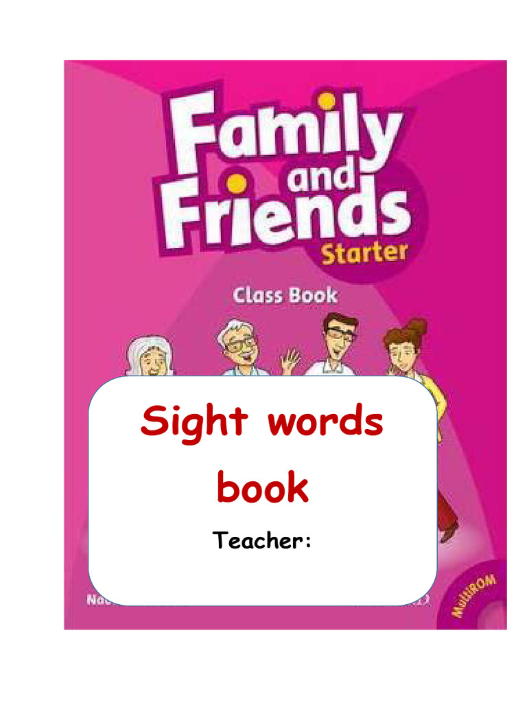 Sight Word of Family Starter PDF | PDF | Zoology