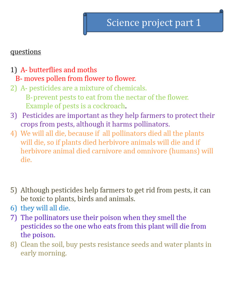 Impact of Pesticides on Pollinators | PDF | Home & Garden | Technology ...