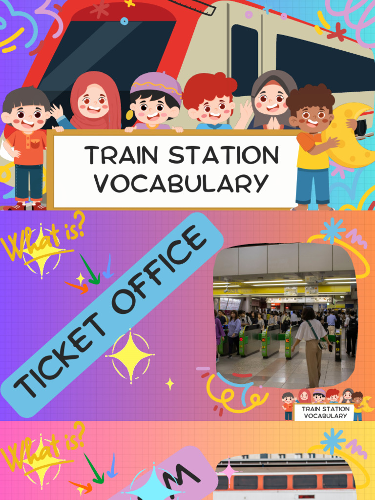 Train Station Vocabulary Guide | PDF | Elevator | Design
